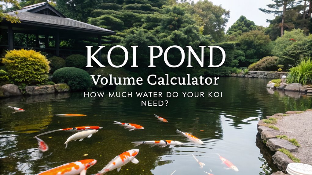 Koi Pond Volume Calculator: How Much Water Do Your Koi Need? - Fishtank Koi